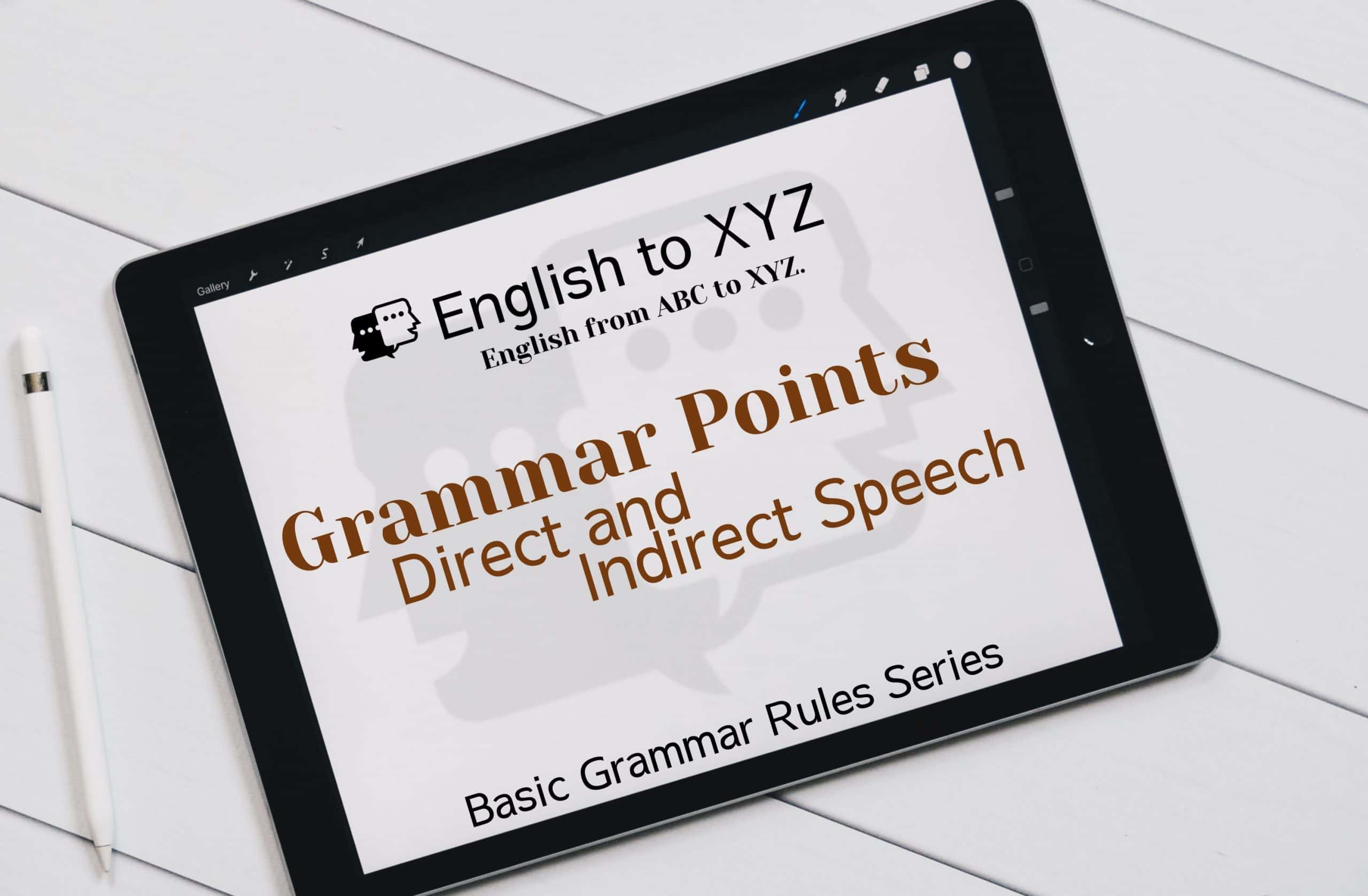 Navigating Direct and Indirect Speech in English